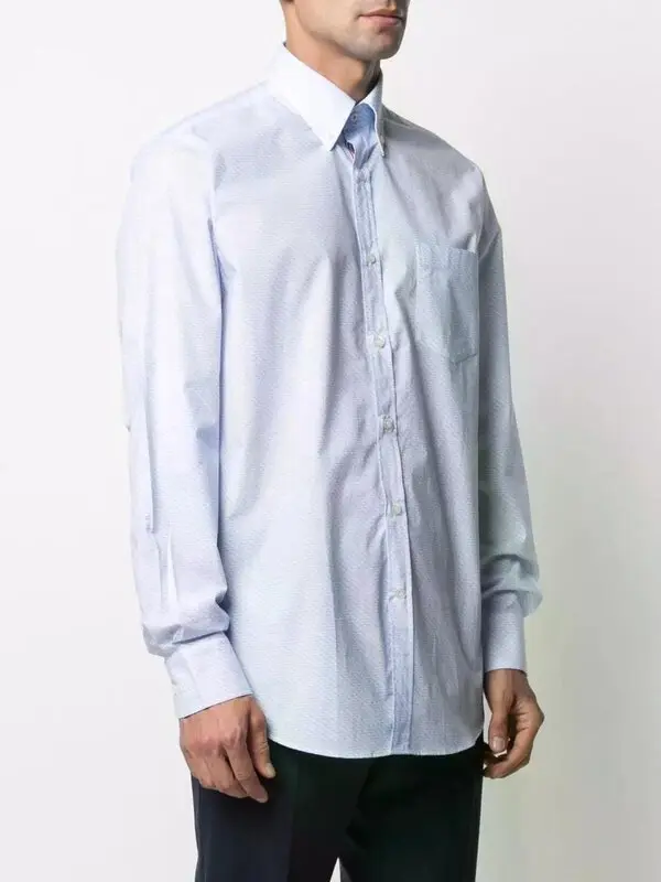 Paul & Shark All-over Shark Monogram Shirt
