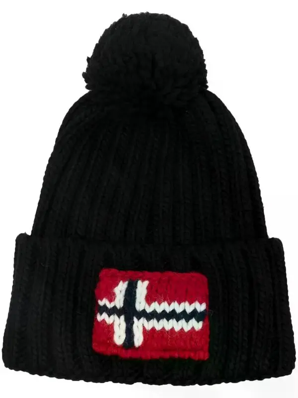 NAPAPIJRI Logo-patch Pom-pom Hat