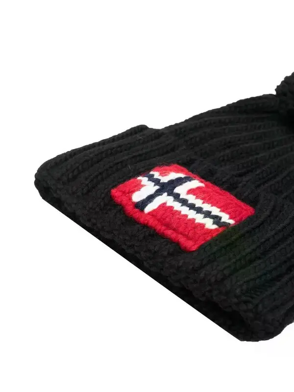 NAPAPIJRI Logo-patch Pom-pom Hat