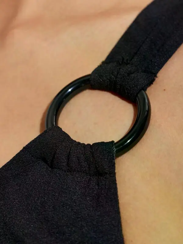 Matteau Asymmetric Ring-detail Swimsuit