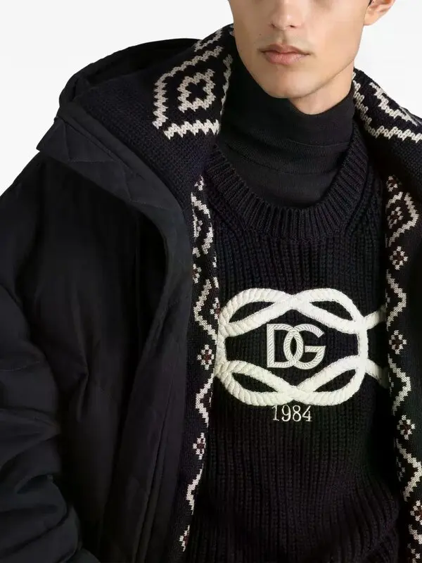 Dolce & Gabbana Quilted Cotton Padded Jacket