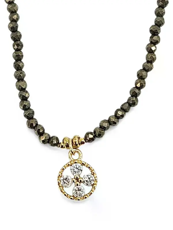 MADISON Faceted Beaded Charm Necklace
