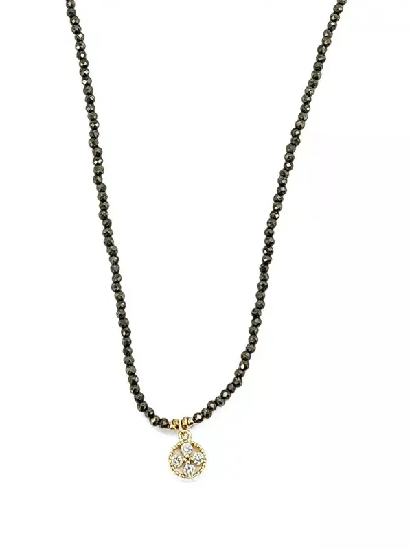 MADISON Faceted Beaded Charm Necklace