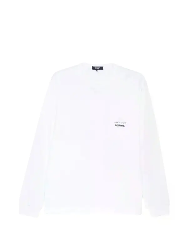 Comme Des Garçons Logo-print Chest-pocket T-shirt