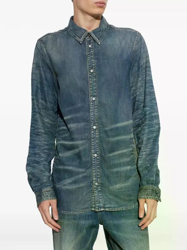 DIESEL® Faded Whiskered Shirt