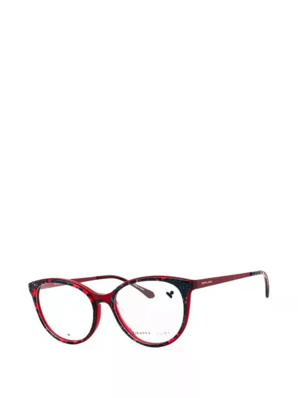 DRAPER JAMES Floral-print Cat-eye Glasses - Red