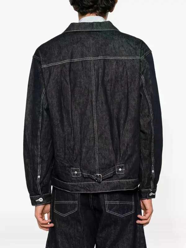 Comme Des Garçons Contrast-stitch Denim Jacket