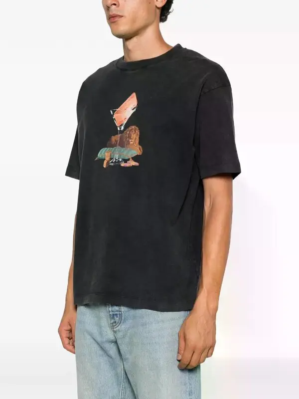 Drole De Monsieur Glass Lion T-shirt