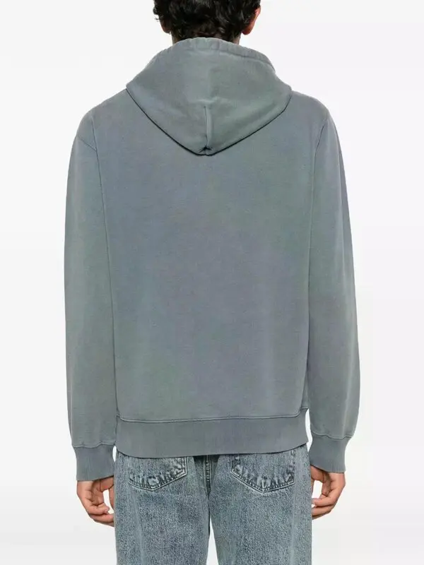 Drole De Monsieur Classic Slogan-print Drawstring Hoodie