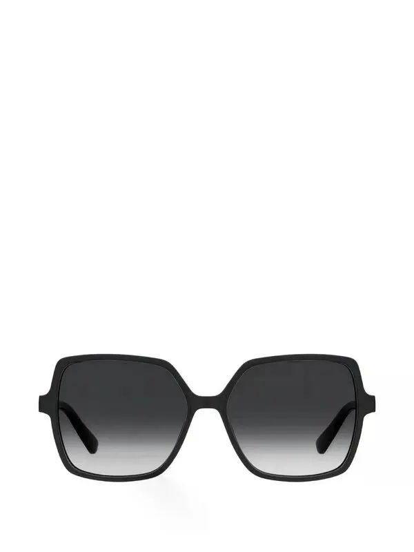 Moschino Geometric-frame Sunglasses - Black