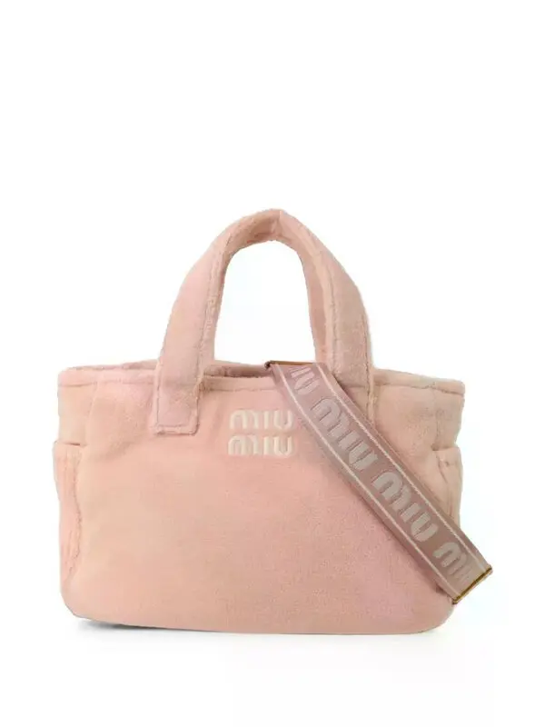 Miu Miu Terry Cloth Tote Bag