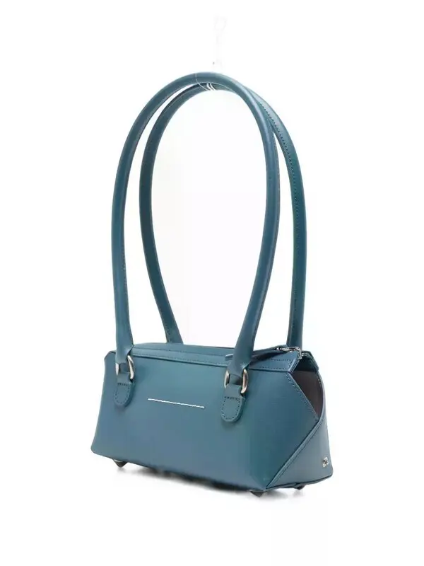 MAISON MARGIELA Mini Bauletto Logo-print Leather Shoulder Bag