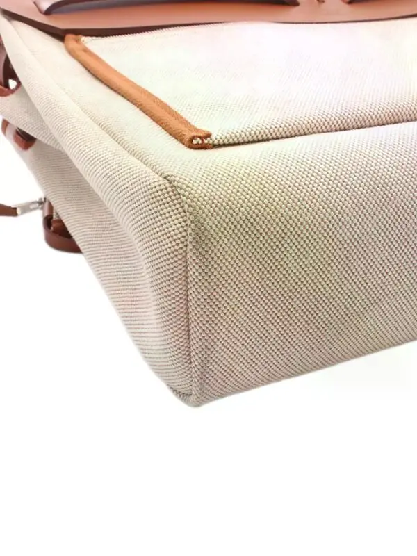 Hermès 2024 Toile Herbag Zip 39 Satchel
