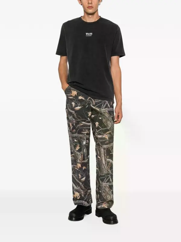 11 11 L.U.C.K. Logo-print T-shirt