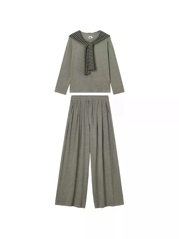 B+AB Drawstring Wide-leg Tracksuit Set