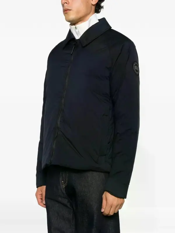 Canada Goose Logo-patch Raglan-sleeve Jacket - Blue