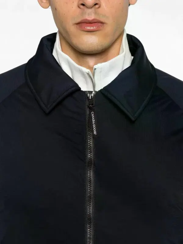 Canada Goose Logo-patch Raglan-sleeve Jacket - Blue
