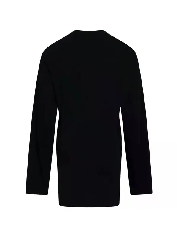 Yohji Yamamoto Dog-print Long-sleeve T-shirt
