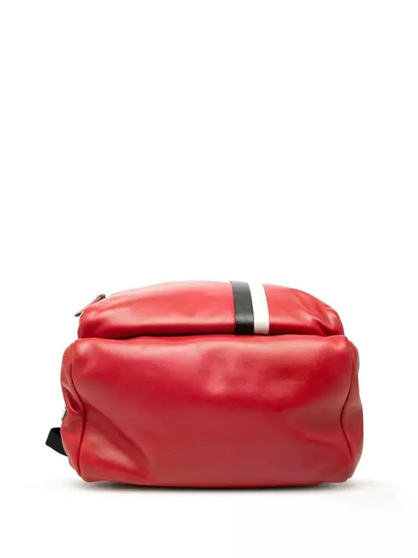 Prada 2010-2026 Soft Calf Striped Backpack