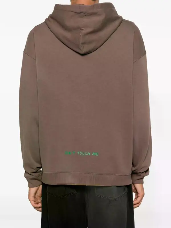 11 11 L.U.C.K. Logo-embroidered Hoodie