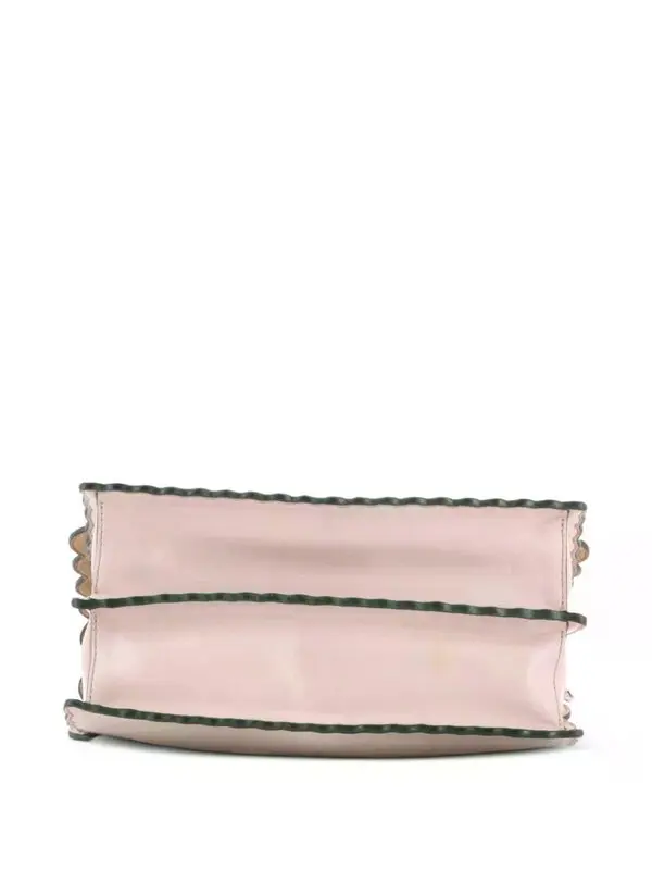 Fendi Kan I Bag Leather Medium Shoulder Bag - Neutrals