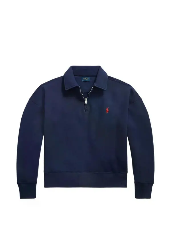 Polo Ralph Lauren Quarter-zip Logo-embroidered Sweatshirt
