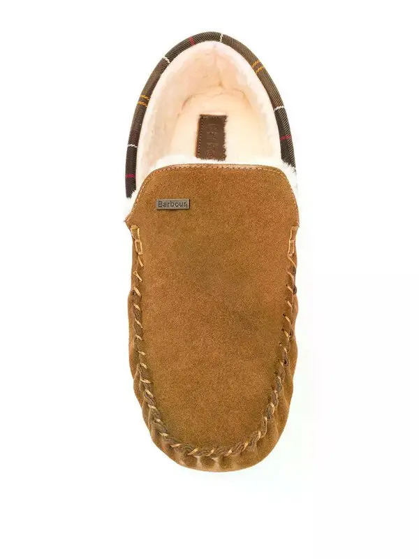 Barbour Faux-shearling Lined Slippers