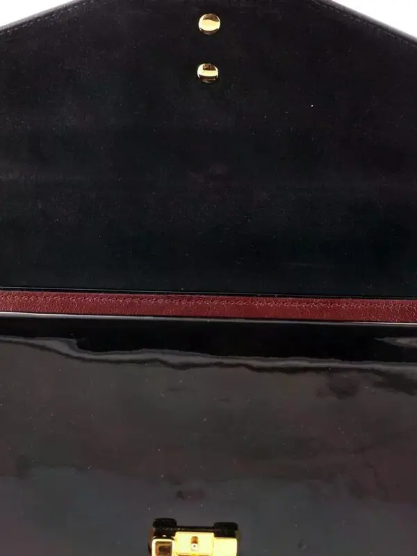 Gucci Sylvie 1969 Top Handle Bag Patent Mini Satchel