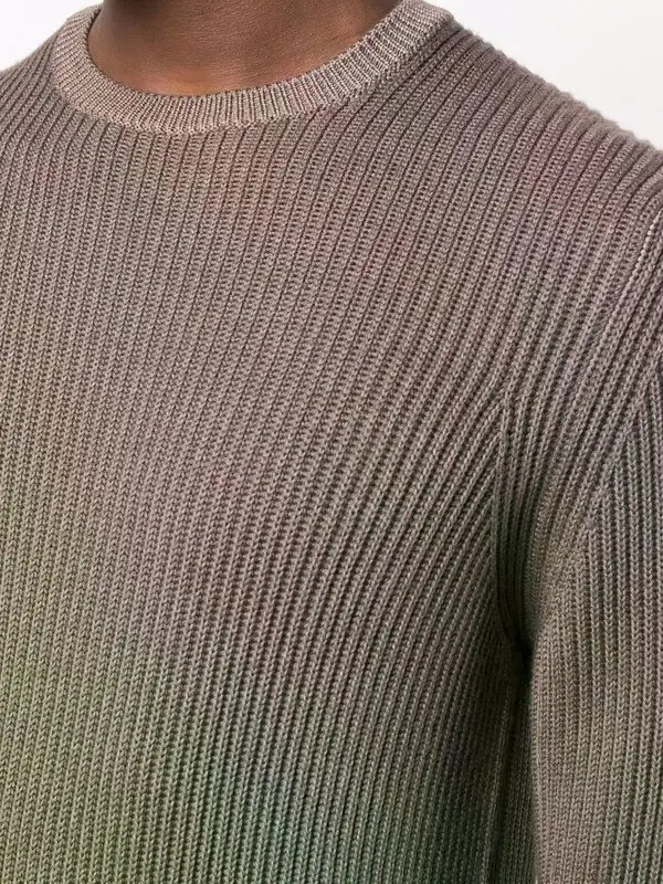Fedeli Plain Fine-knit Jumper