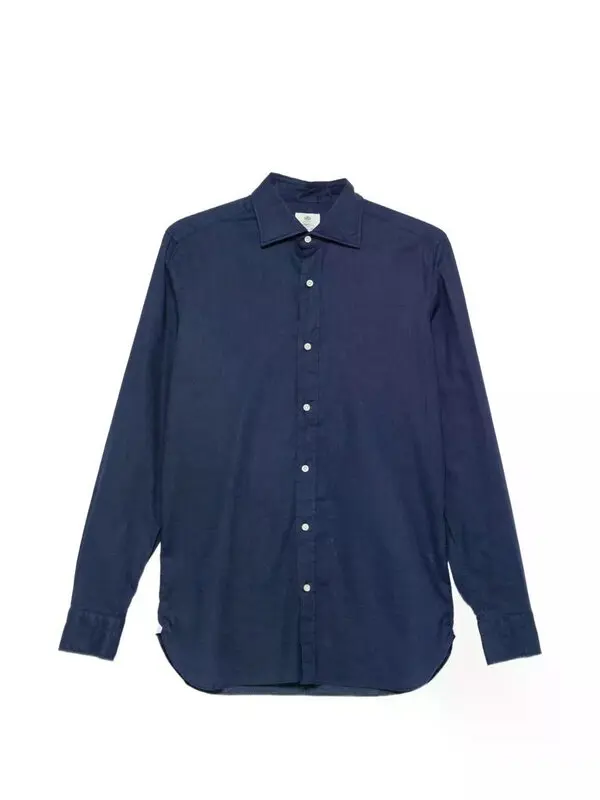 LUIGI BORRELLI Rio Spread-collar Shirt