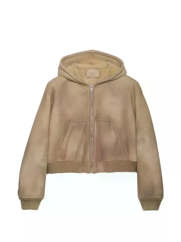 Prada Hooded Shearling Jacket