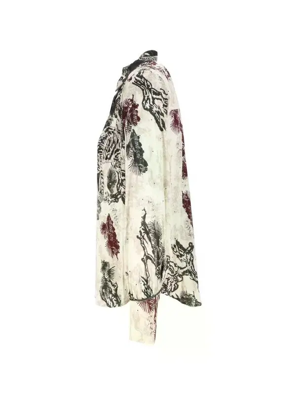 SHIRTAPORTER Tiger-print Long-sleeve Shirt