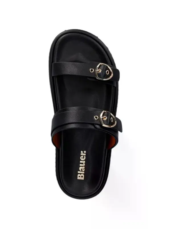 BLAUER. Bloom03 Buckle-fastening Leather Sandals
