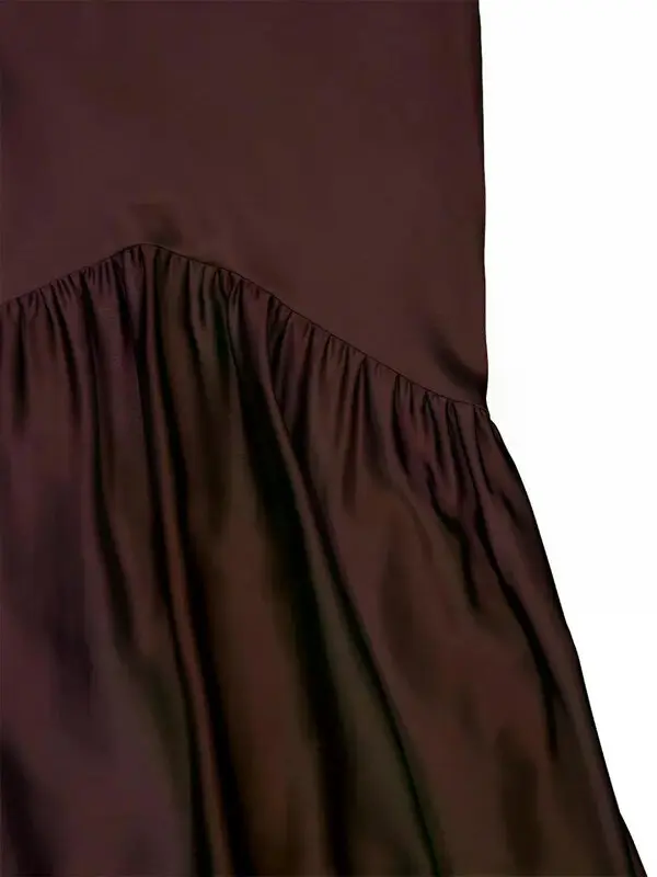 Roland Mouret Twisted-strap Dropped-waist Gown