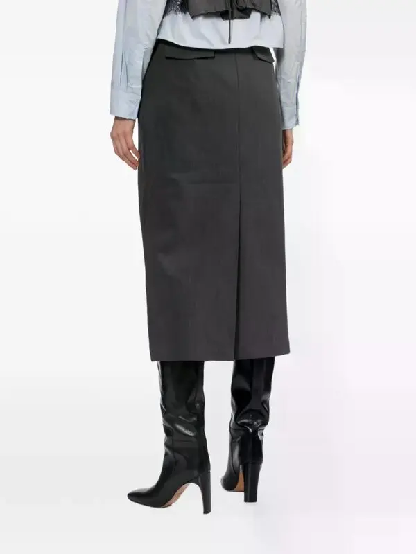 LA PISCINE Asymmetric Long Jacket