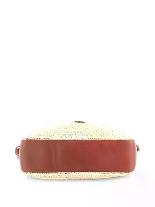 Saint Laurent Lou Camera Bag Woven Raffia Small Crossbody Bag