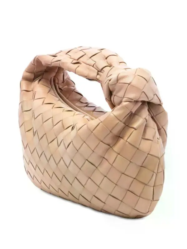 Bottega Veneta 2012-2026 Mini Nappa Intrecciato Jodie Hobo Bag - Brown