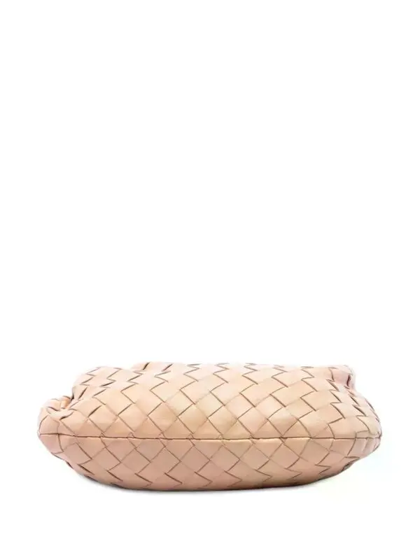 Bottega Veneta 2012-2026 Mini Nappa Intrecciato Jodie Hobo Bag - Brown