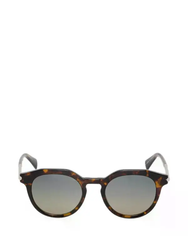 ALLSAINTS Van Tortoiseshell-effect Geometric-frame Sunglasses