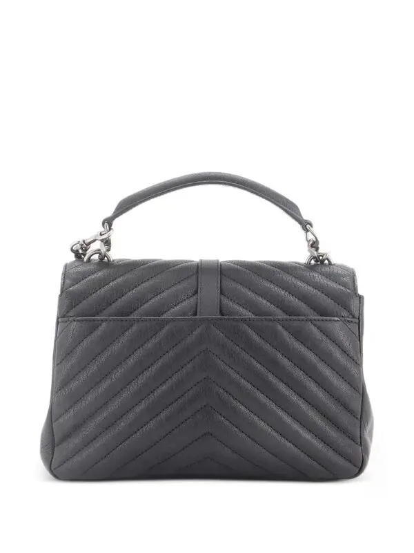 Saint Laurent Classic Monogram College Bag Matelasse Chevron Leather Medium Crossbody Bag