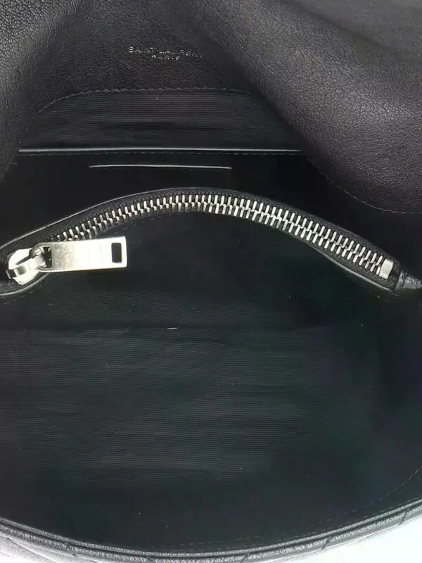 Saint Laurent Classic Monogram College Bag Matelasse Chevron Leather Medium Crossbody Bag