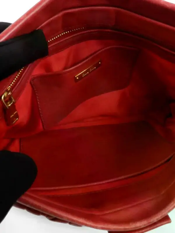 Miu Miu Matelassé Leather Clutch Bag