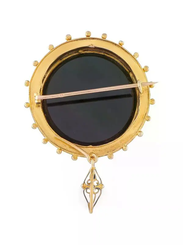 LB EXCLUSIVE Agate And Diamond Brooch