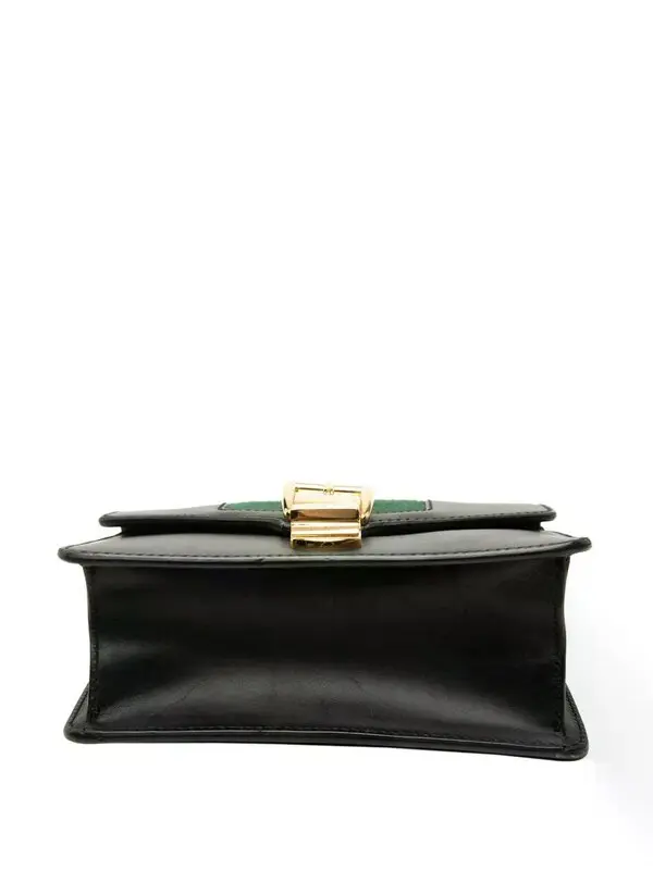 Gucci 2000-2015 Mini Calfskin Web Sylvie Chain Satchel