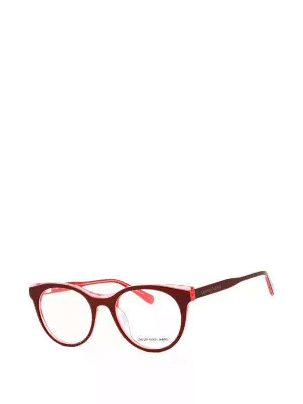 Calvin Klein Round-frame Glasses - Red
