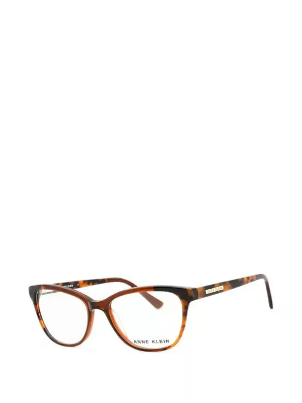 Anne Klein Tortoiseshell-effect Cat-eye Glasses