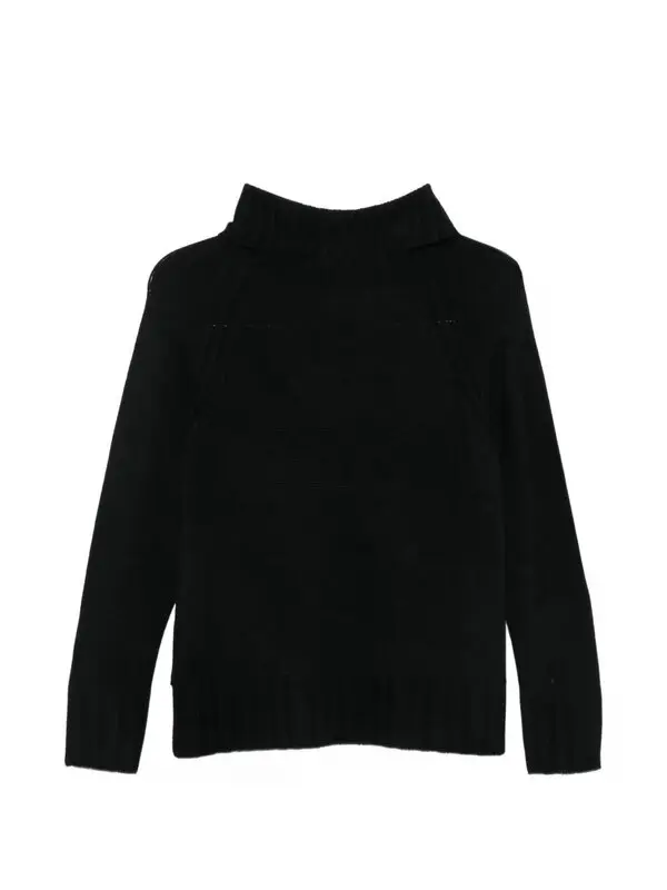 VELA SHOP Roll-neck Raglan-sleeve Sweater