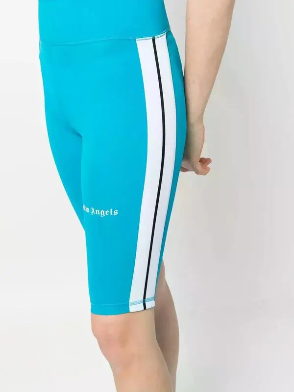 Palm Angels Side-stripe Cycling Shorts