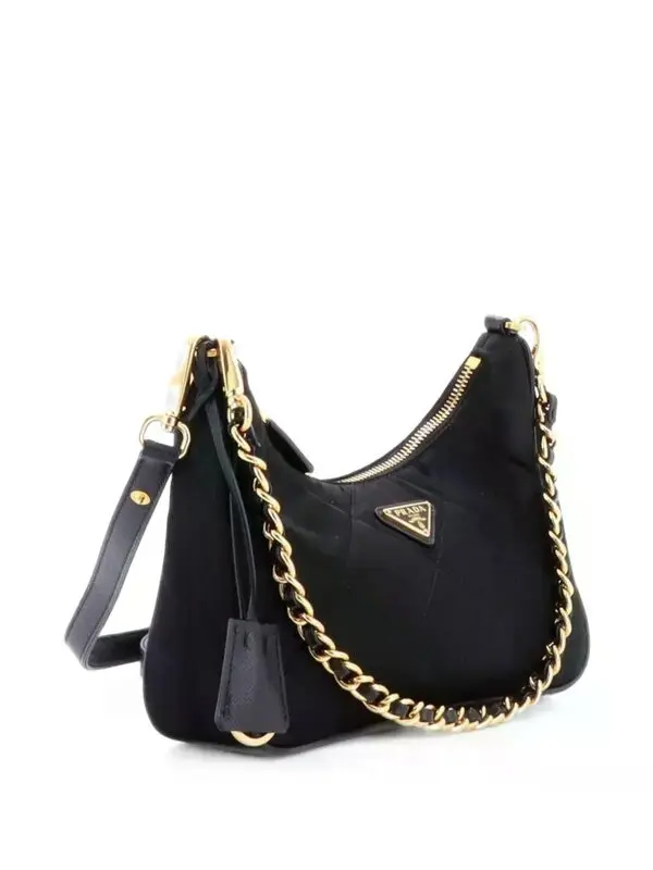 Prada Re-edition 1995 Hobo Quilted Re-nylon Mini Shoulder Bag