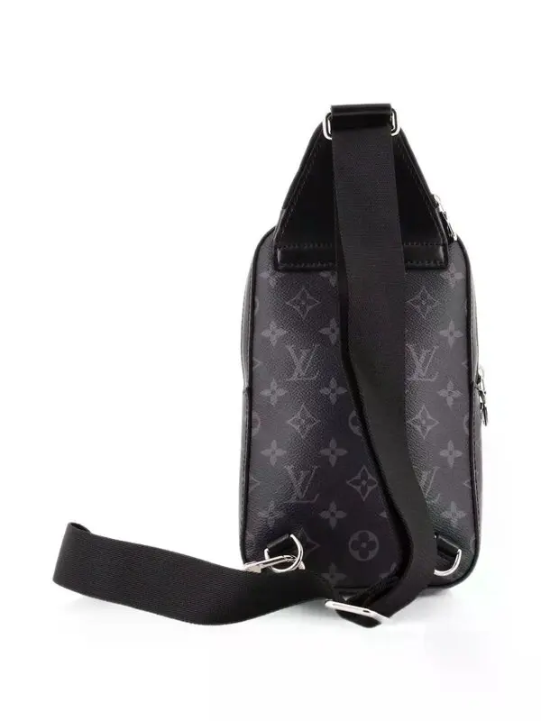 LOUIS VUITTON Avenue Sling Bag Nm Monogram Eclipse Canvas Crossbody Bag